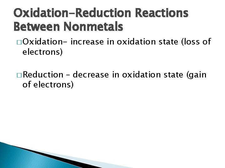 Honors Chemistry Chapter 17 OxidationReduction Reactions and ...