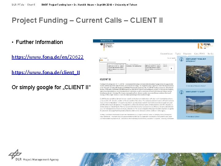 DLRPT de Chart 1 DLR Project Management Agency