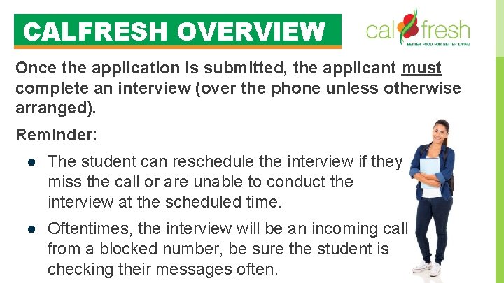 INCREASING ACCESS TO CALFRESH FOR FOSTER YOUTH STUDENTS