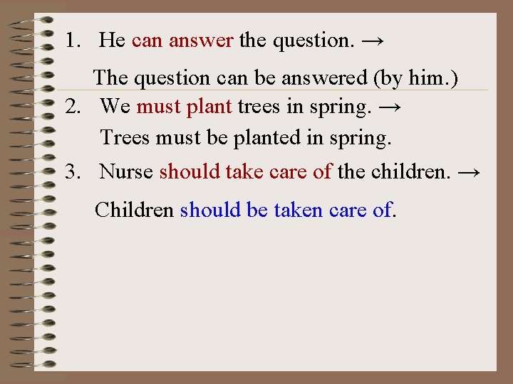 The Passive Voice Passive Voice Read the following