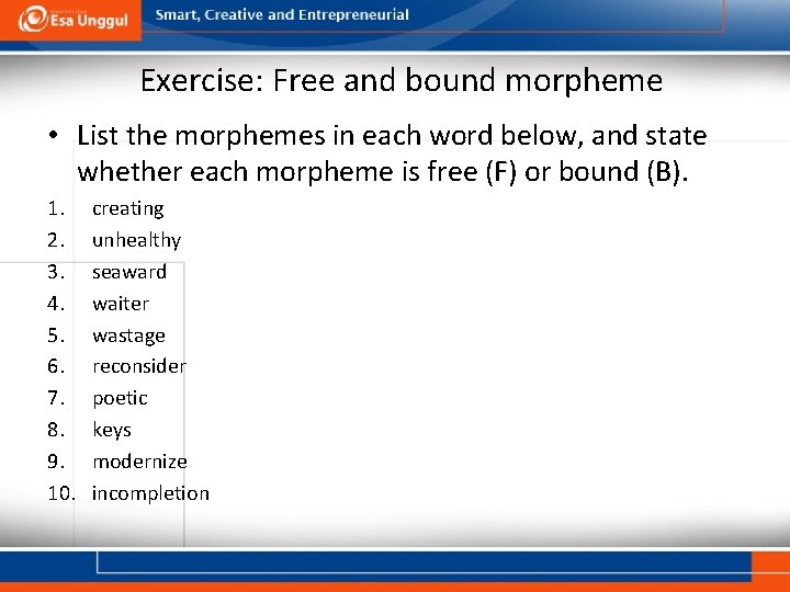 INTRODUCTION TO LINGUISTICS SESSION 2 RIKA MUTIARA S