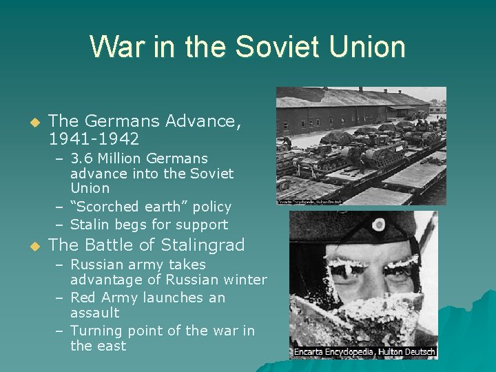 Fighting World War II Chapter 24 Sections 2
