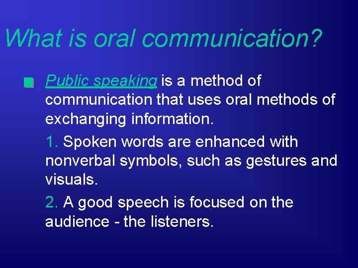 Identifying Effective Speaking Techniques Common CoreNext Generation ...
