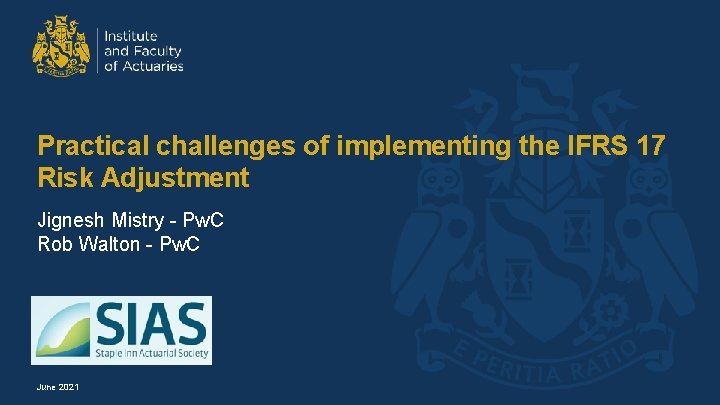 Practical challenges of implementing the IFRS 17 Risk