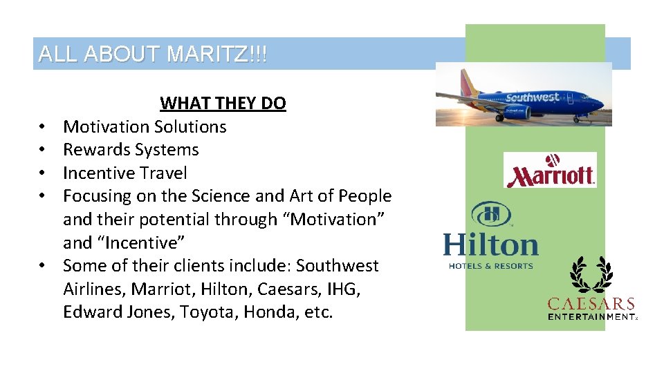 Global Team Intern By Waverly Odle BACKGROUND ON