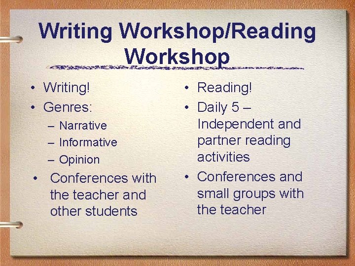 Evamere Literacy Night 2014 Introduction to Literacy Reading