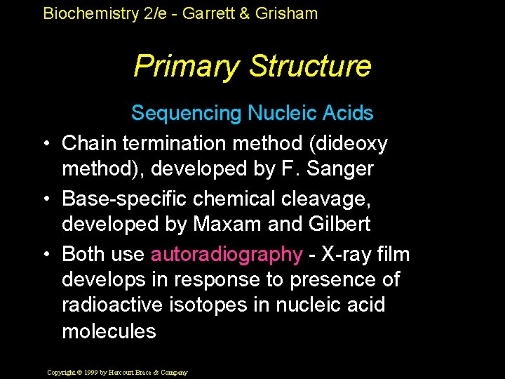 Biochemistry 2e Garrett Grisham Chapter 12 Structure of