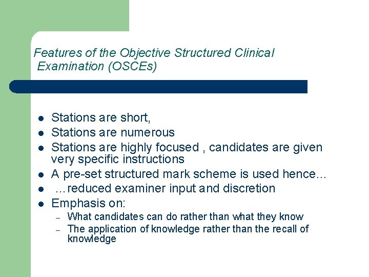 OSCE Examination Is True evaluation Naguib Salem Cairo
