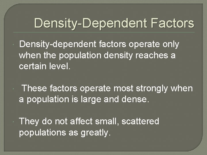 5 2 Limits to Growth Objectives Identify factors