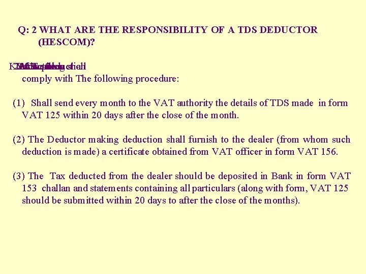 TAX MATTERS WORKSHOP CONDUCTED BY Dr N A