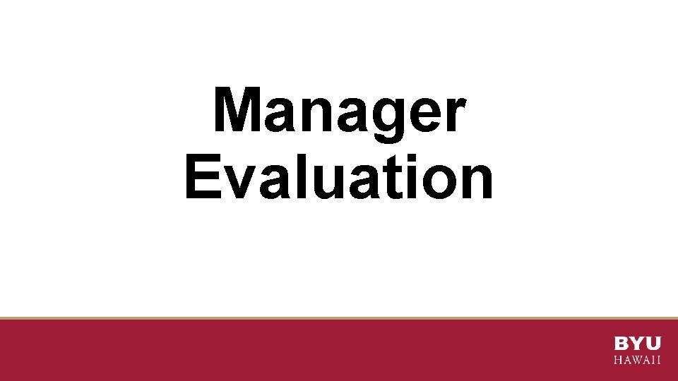 Annual Performance Evaluations September 2020 Overview Principles Employees