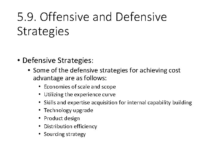 Strategic Management MGT 501 Lecture 19 Dr Muhammad