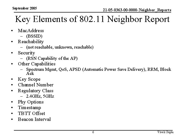 21 05 0363 00 0000 NeighborReports IEEE 802