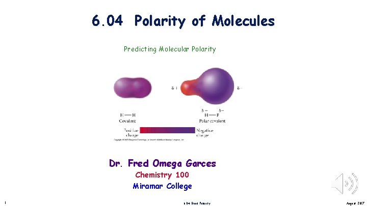 6 04 Polarity of Molecules Predicting Molecular Polarity