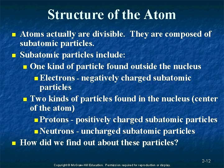 Chapter 2 Atoms Ions and the Periodic Table