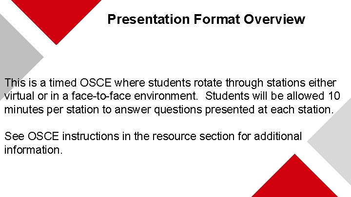 Objective Structured Clinical Examination OSCE Special Needs Patients