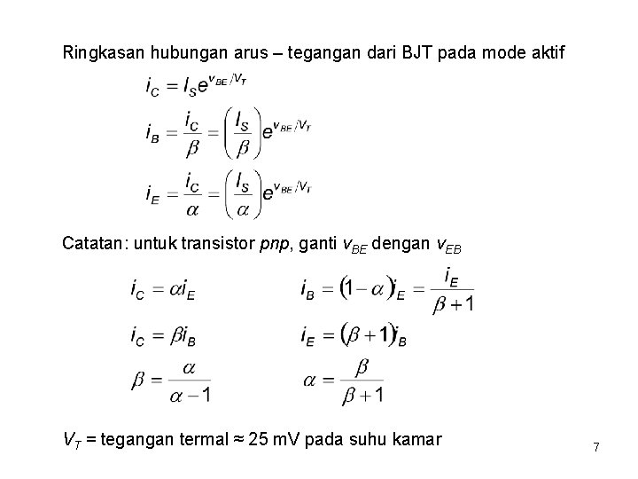 Bipolar Junction Transistor BJT 1 Stuktur divais dan