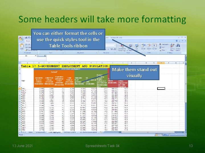 Spreadsheets Task 4 Step by Step 13 June