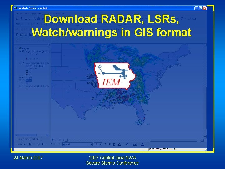 Iowa Environmental Mesonet Supporting the realtime and research