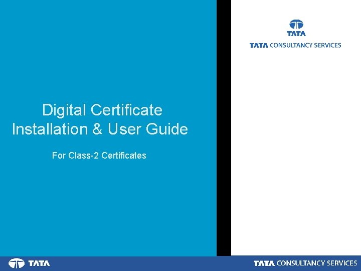 Digital Certificate Installation User Guide For Class2 Certificates