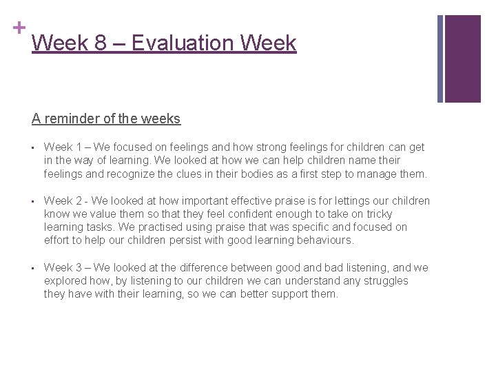 Families Connect by Carstairs Primary Week 8 A