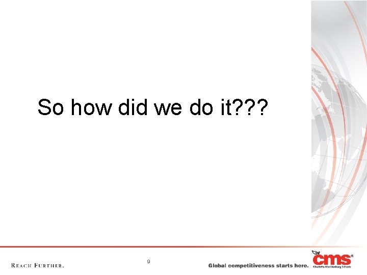 Charlotte Mecklenburg Schools Auxiliary Services Division Energy Management