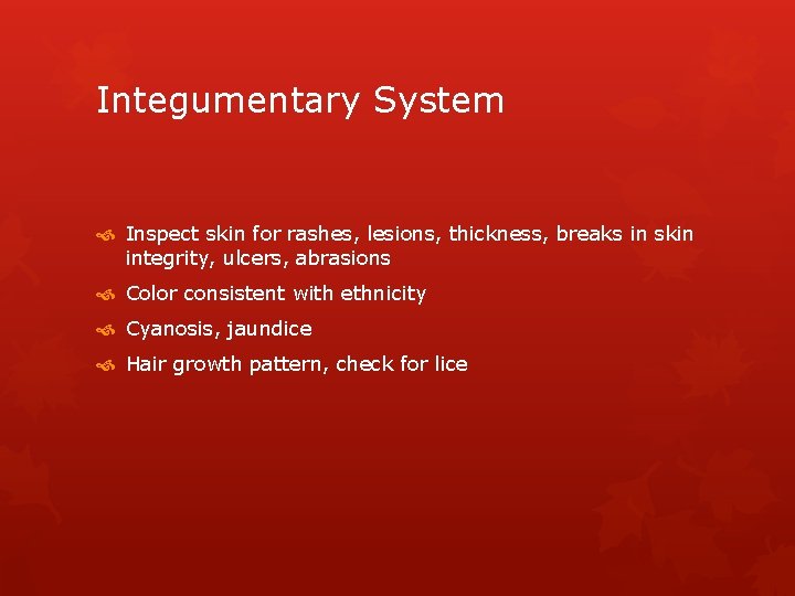 Physical Exam and Health Assessment N 116 The