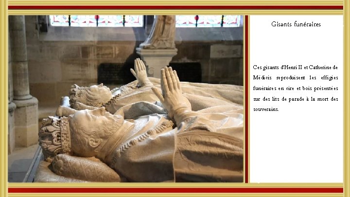 Visite de la Basilique de SaintDenis spulture des