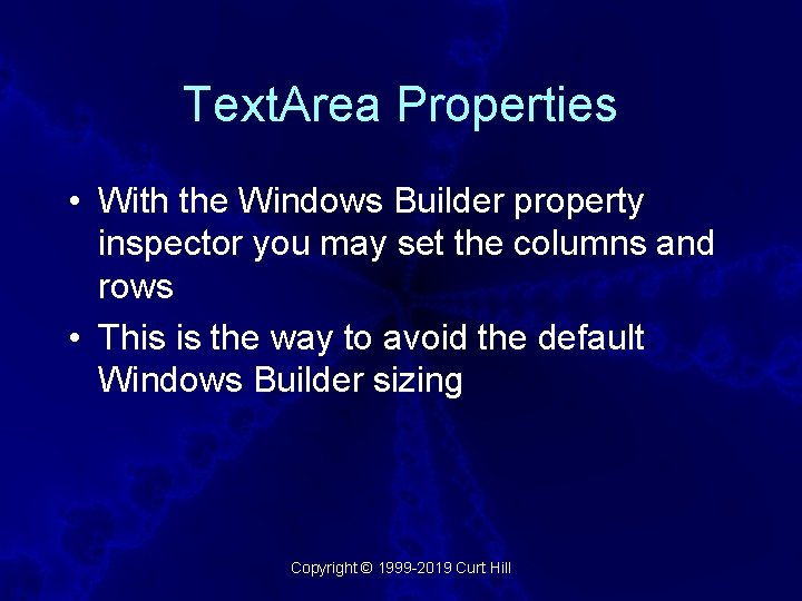 More Widgets In Abstract Window Toolbox Copyright 1999