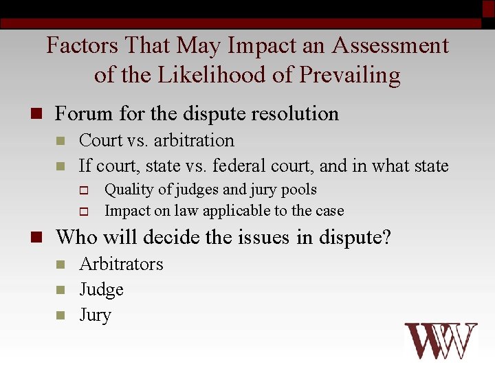 Bad Debt Reserving A Lawyers Perspective on Determining