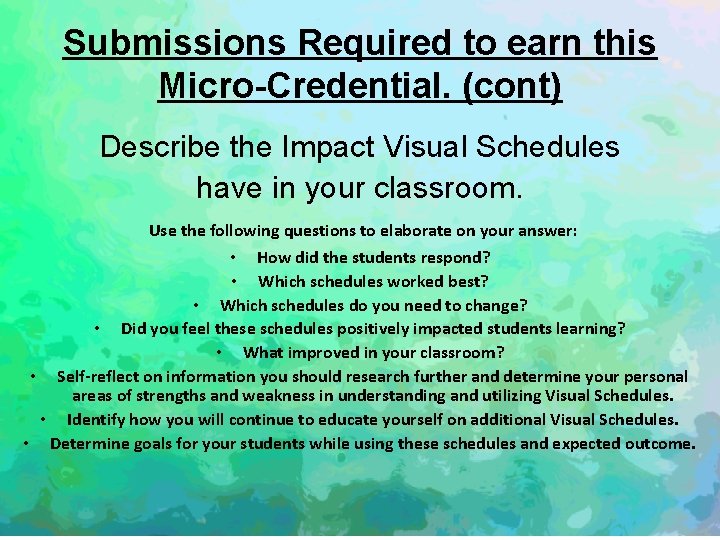 MicroCredential Kara Gayhart Doug Smith What are Visual