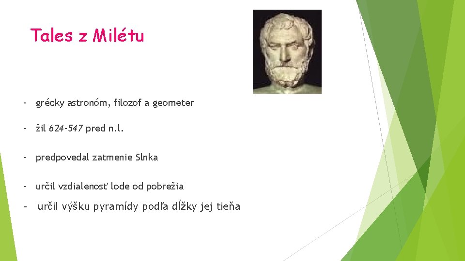 Talesova veta Talesova krunica loha Narysujte krunicu k