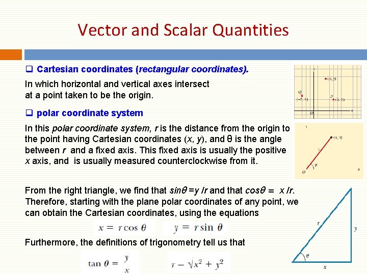 Chapter 3 Vectors Units of Chapter 3 Vectors