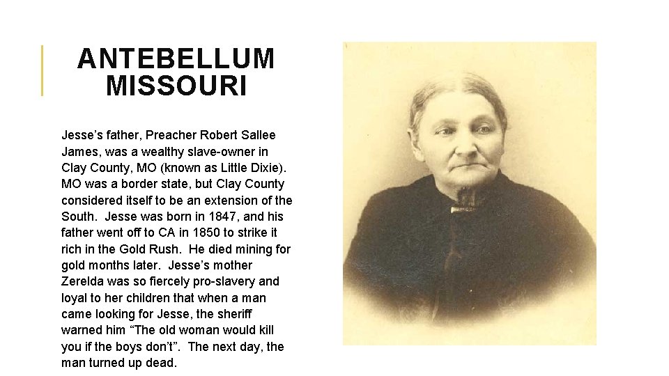 JESSE JAMES The last rebel of the Civil