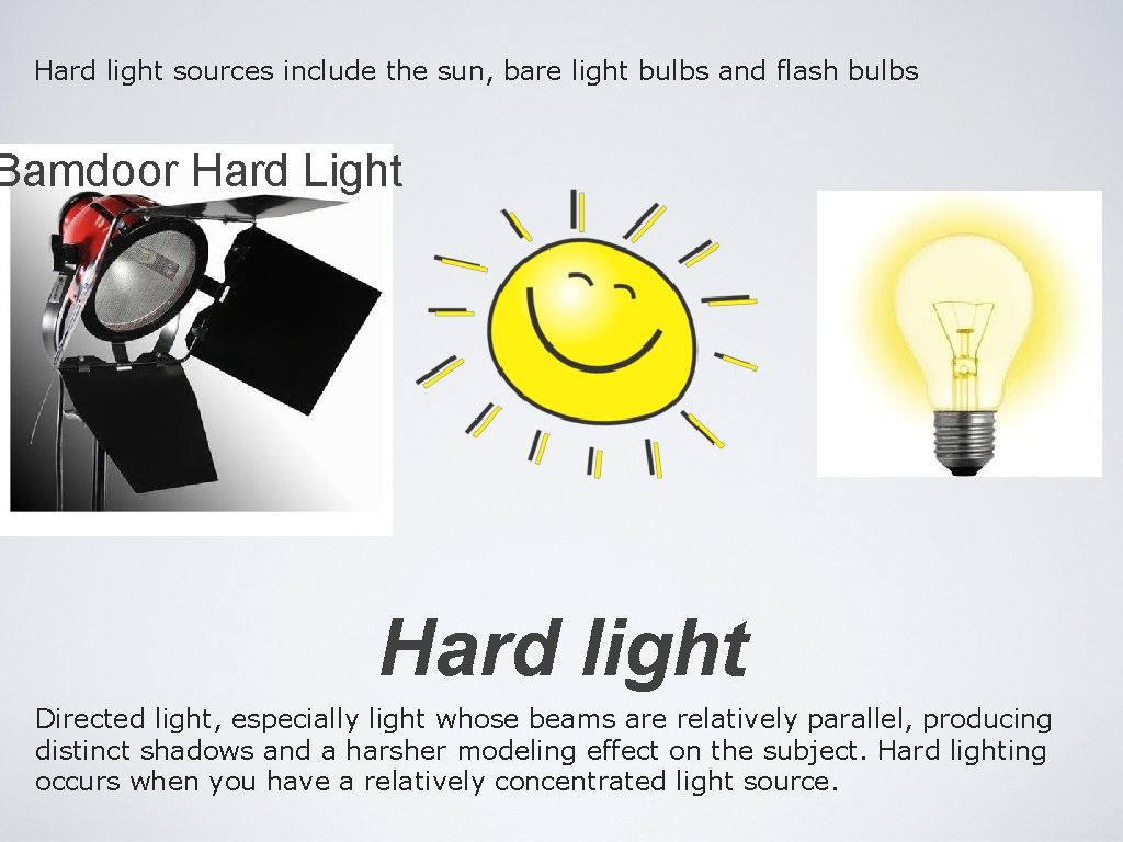 Lighting Notes softbox aka beauty light A frame