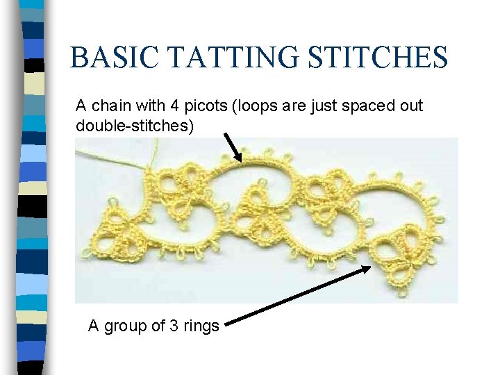 TATTING Yesterday and Today Presentation by Joan Thomas