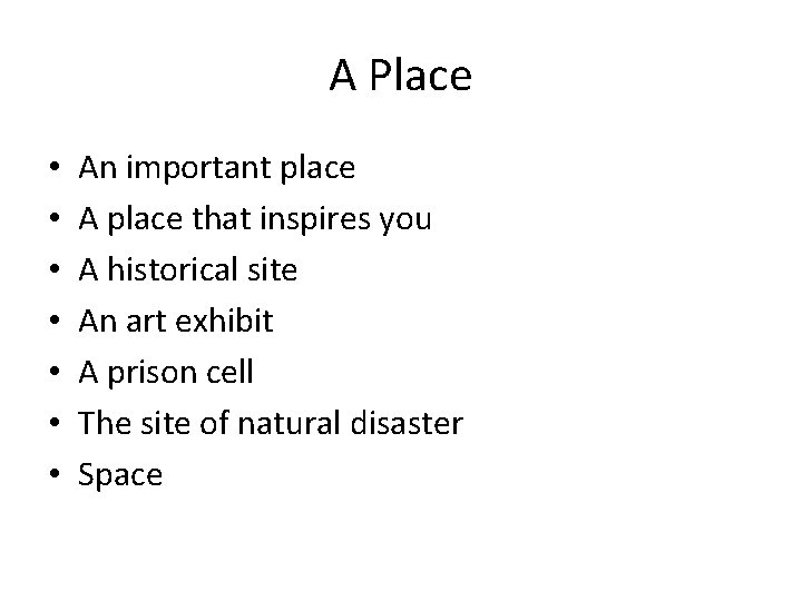 Descriptive Essay How to Describe Make use of