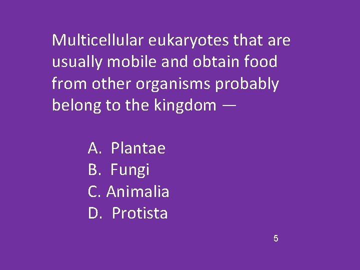 How are the organisms above similar to each