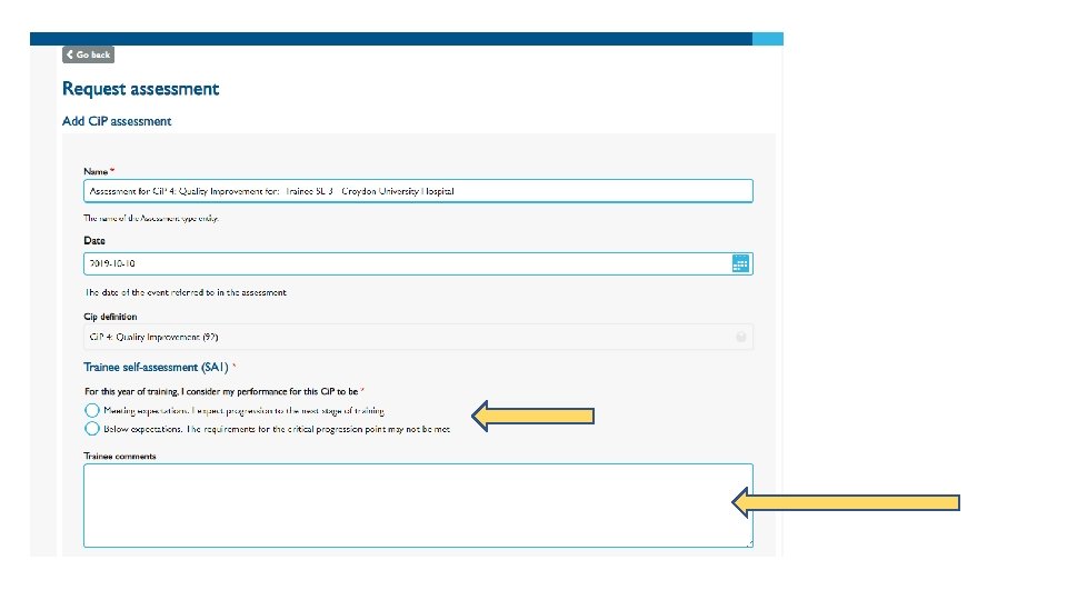 Ci P Assessments What Why When HOW What