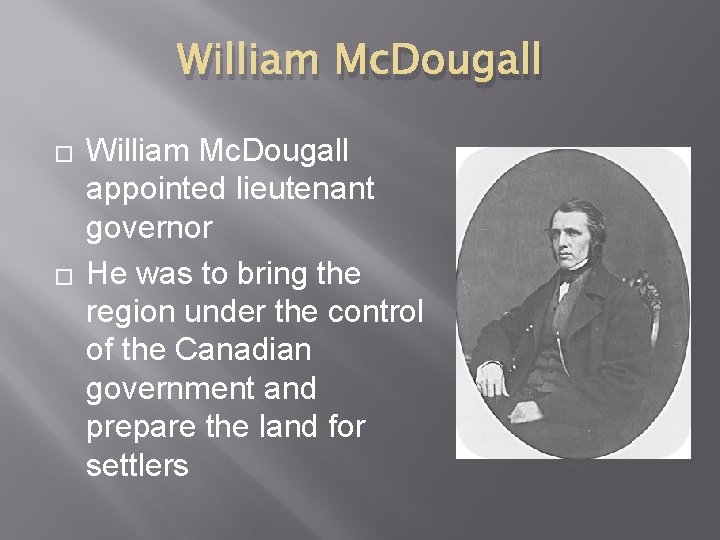 RED RIVER REBELLION 1869 1870 Learning Goal I