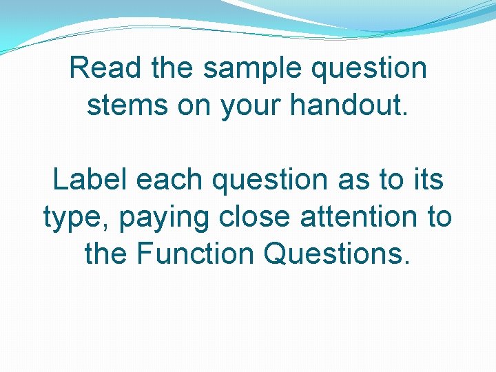 Critical Reading Detail Questions REVIEW Remember the following