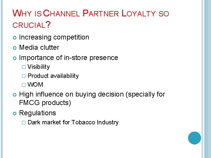 LECTURE 5 CUSTOMER RELATIONSHIP MANAGEMENT CRM Distribution Management
