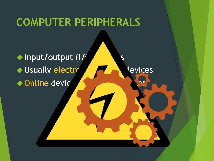 Chapter 1 Computer Hardware BASIC FUNCTION OF COMPUTER