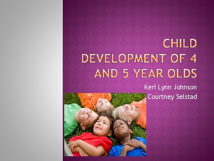 Keri Lynn Johnson Courtney Selstad Selfconcept Make judgments