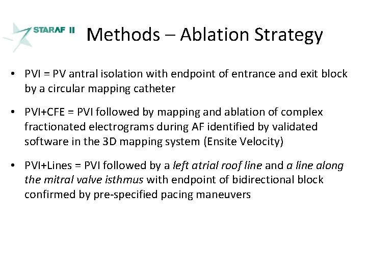 Optimal Method and Outcomes of Catheter Ablation of