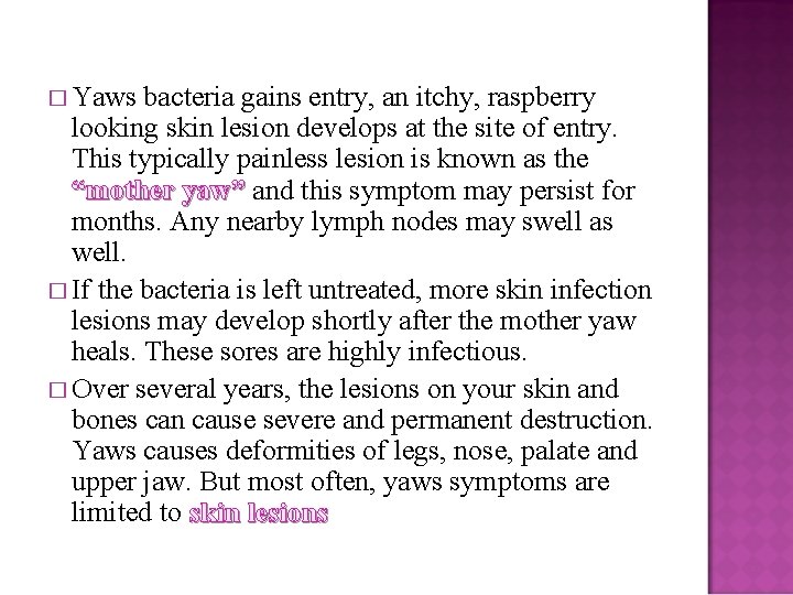 LOCAL LESIONS IN RESPONSE TO BACTERIAL INFECTIONS Very