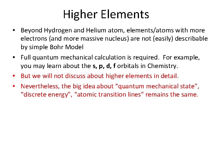 Hydrogen and Basic Elements The Periodic Table of
