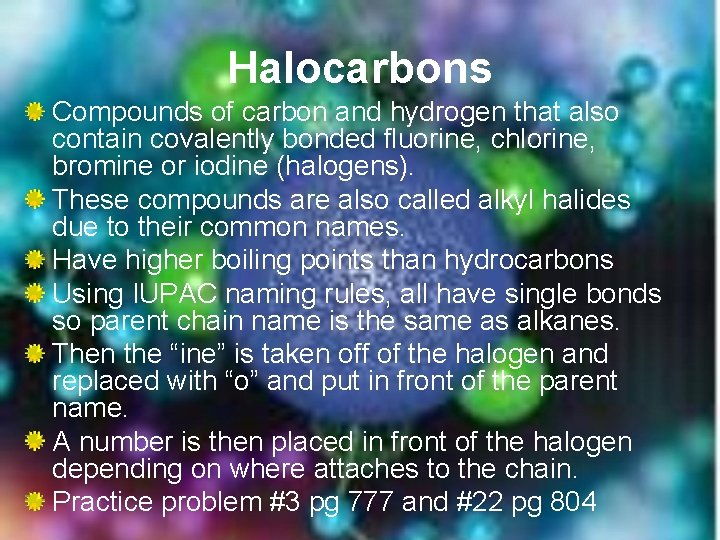ORGANIC CHEMISTRY The scientific study of the structure