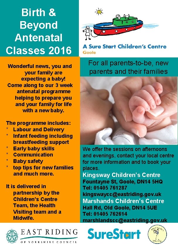 Birth Beyond Antenatal Classes 2016 Wonderful news you