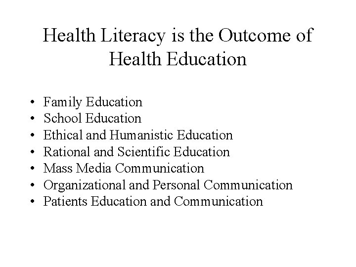 Building Capacity to Increase Health Literacy in China